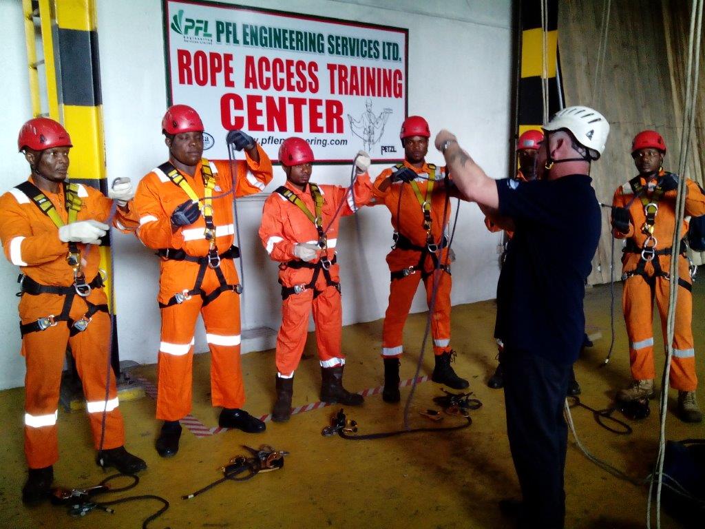 IRATA Rope Access Level 1 Training | PFL Engineering